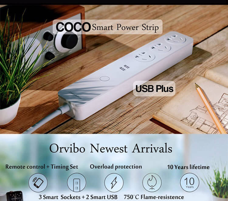 ORVIBO COCO USB WiFi Smart Home Extension Sockets