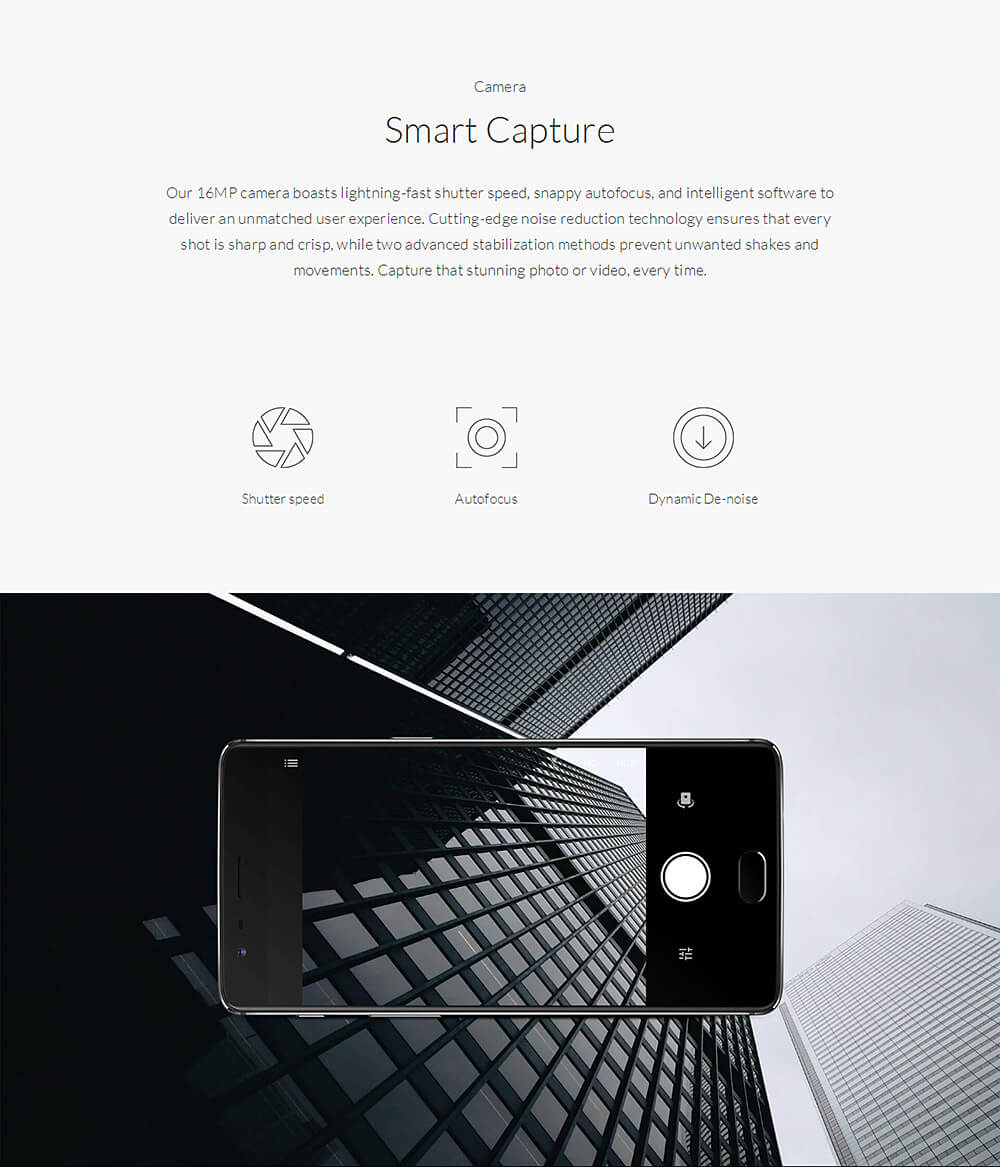 ONEPLUS 3 A3003 5.5inch 6GB 64GB Smartphone - Graphite