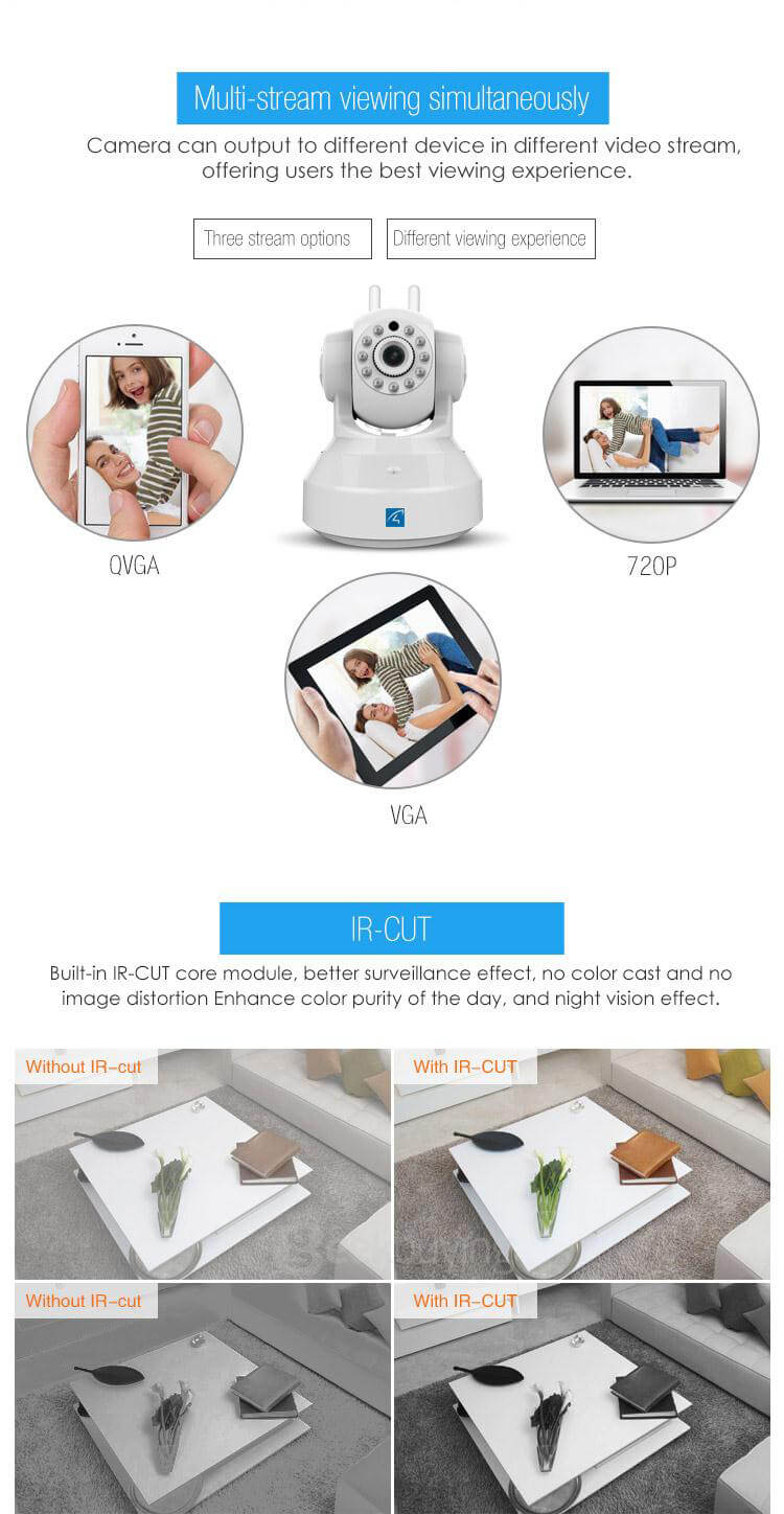 Vstarcam Eye4 C7837WIP-AR IP camera - White