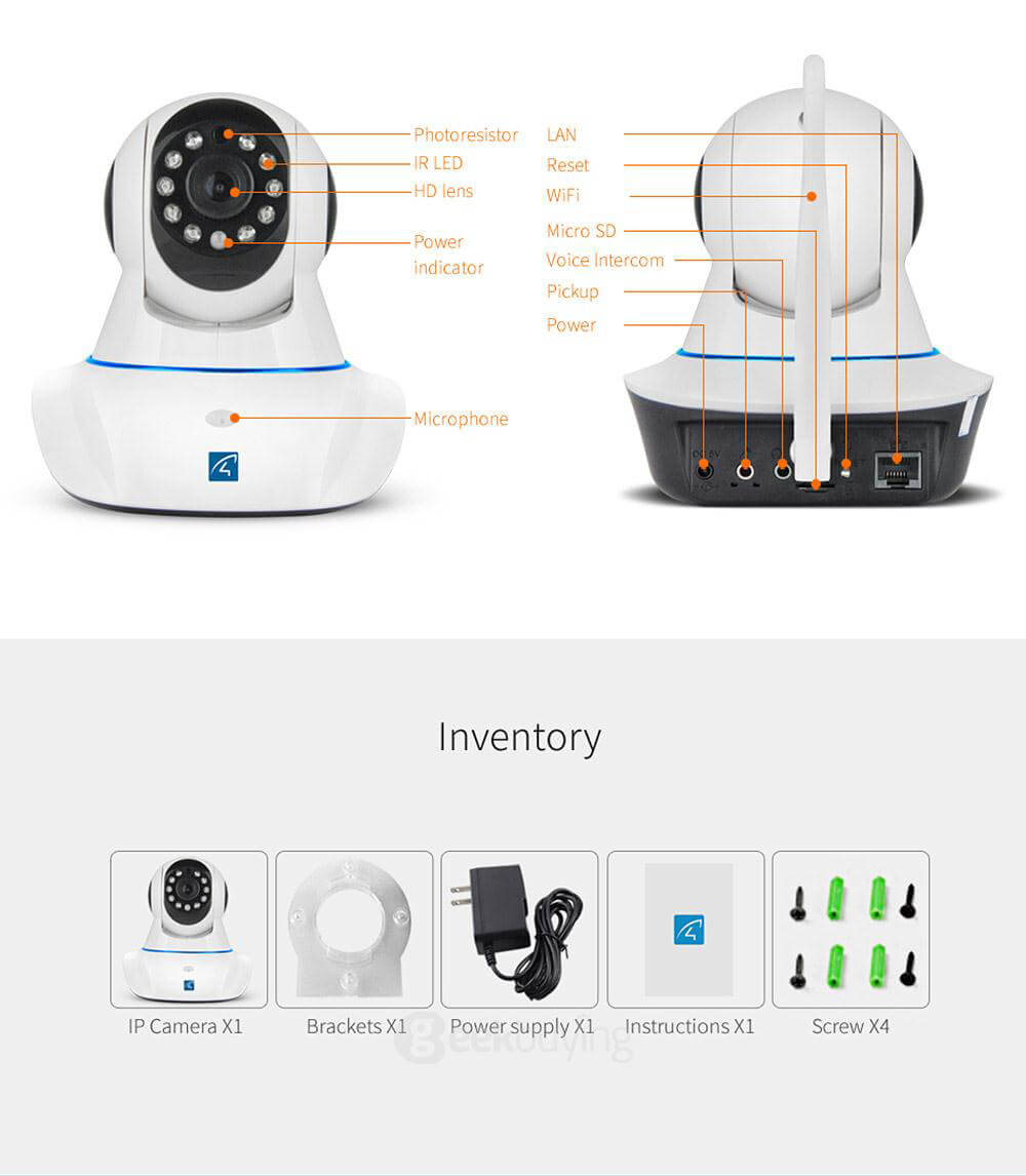 Vstarcam Eye4 C7825WIP IP Camera