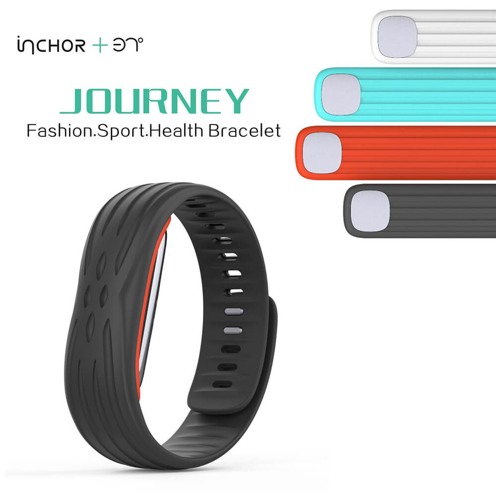37 Degree Journey Bluetooth 4.1 Smart Bracelet - Black