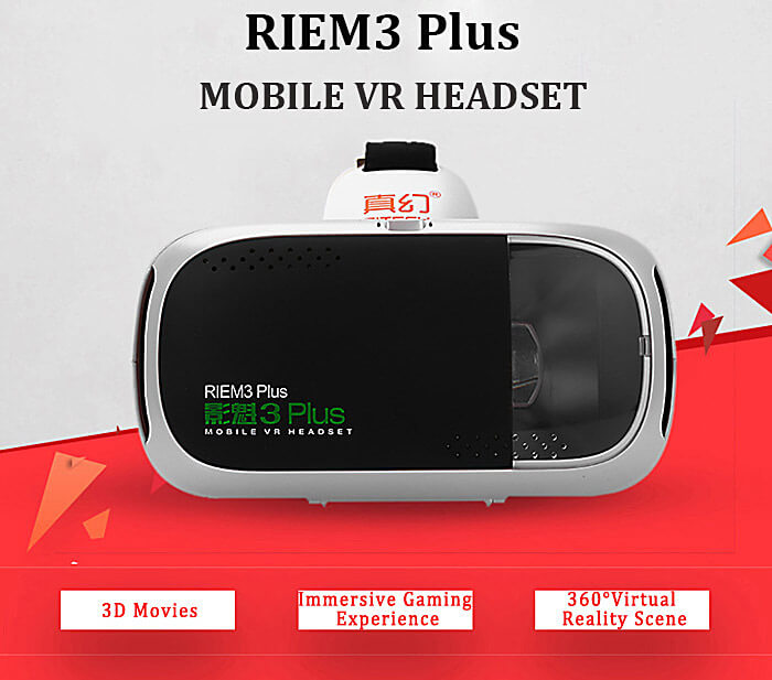 RITECH RIEM3 Plus 3D VR Vritual Reality Headset