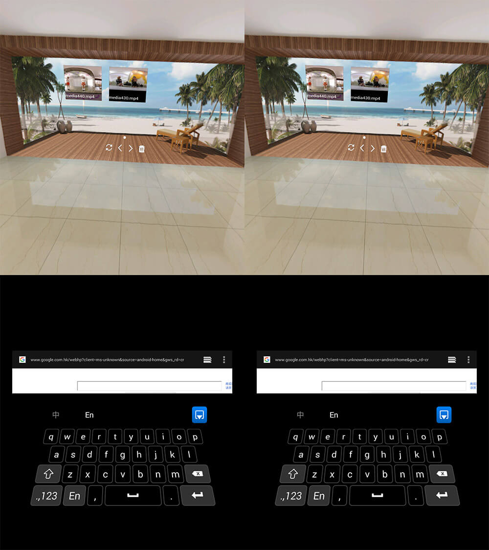 V3 Allwinner H8VR 2.0GHz 2G/16G All In On Virtual Reality Headset