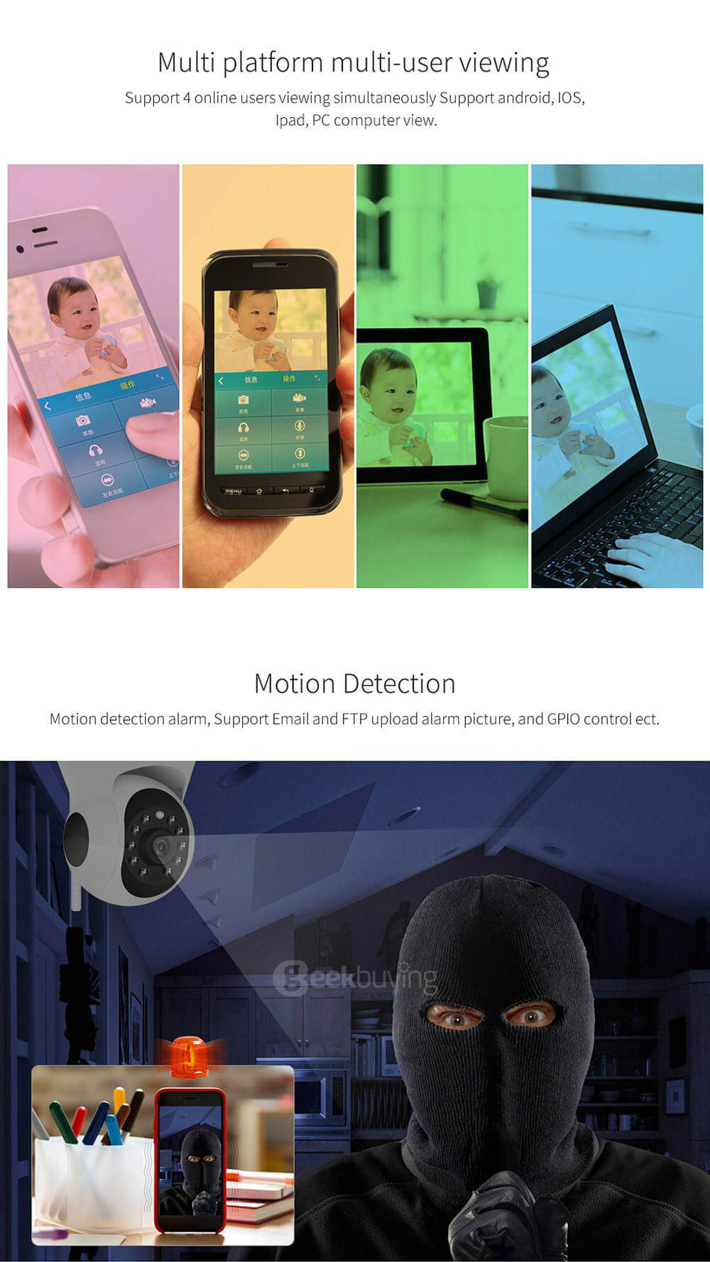 Vstarcam Eye4 C7825WIP IP Camera