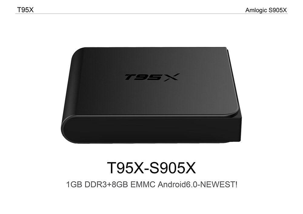 T95X Amlogic S905X Android 6.0 TV BOX + Tronsmart TSM01 Air Mouse