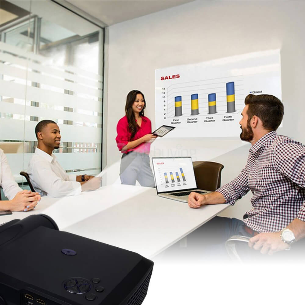 HT60 HD LED Projector - White