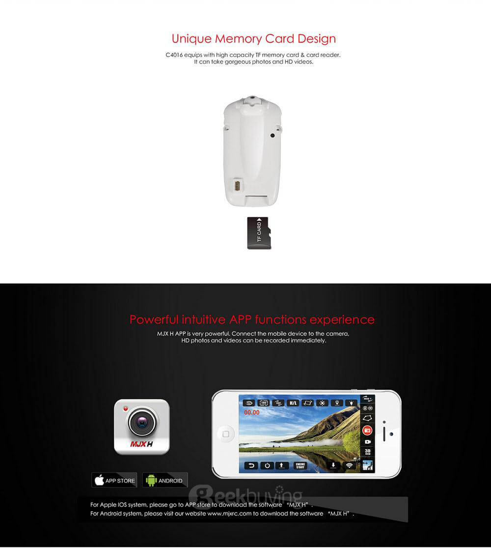 C4016 FPV HD 720P Real Time Aerial Camera