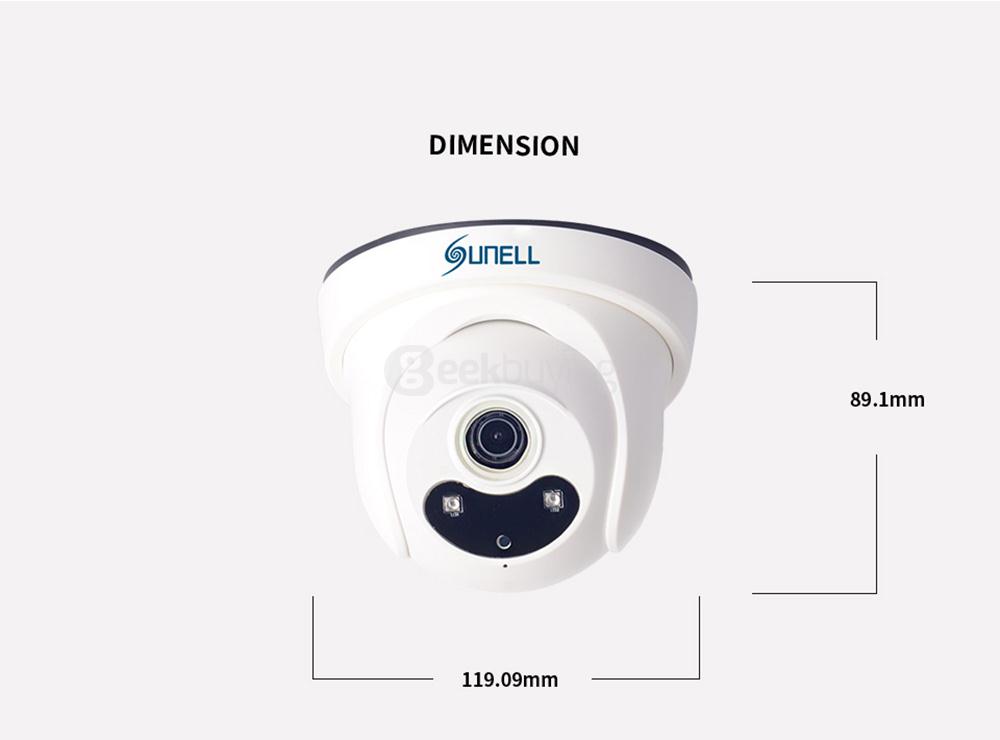 SUNELL M1AC 4MP IR Mini Ball Camera
