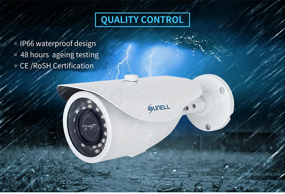 SUNELL E1ZM 1080P Network IR Bullet Camera