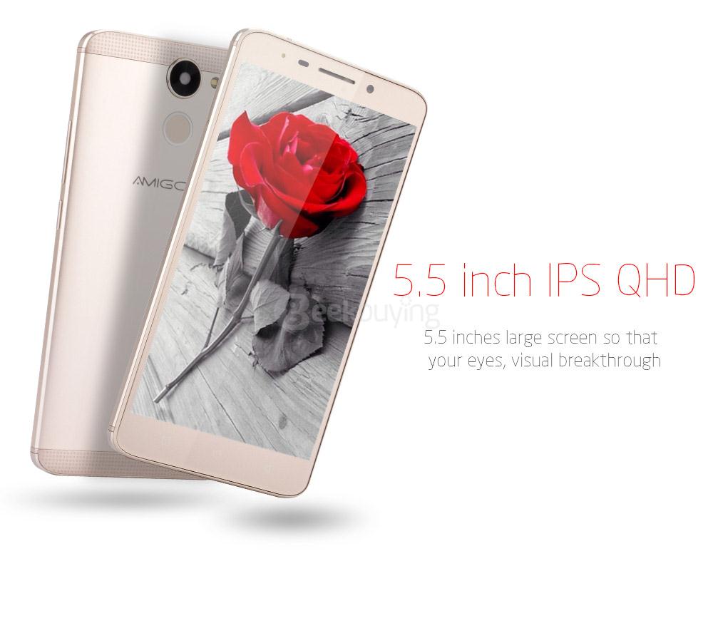 AMIGOO R700 MT6580 512MB 8GB Smartphone - Gray