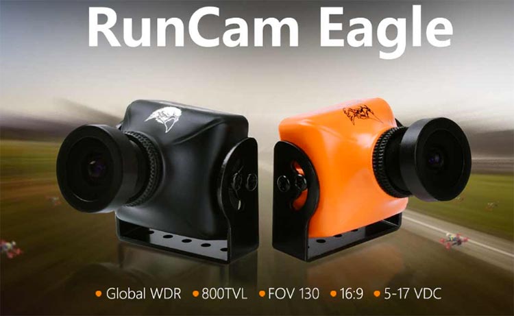 Runcam Eagle 800TVL CMOS FPV Camera Black