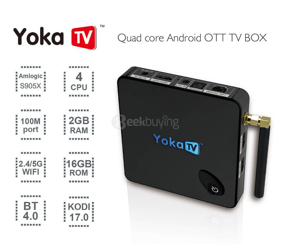 YOKATV KB1 Amlogic S905X 2G/16G Android 6.0 Marshmallow TV BOX