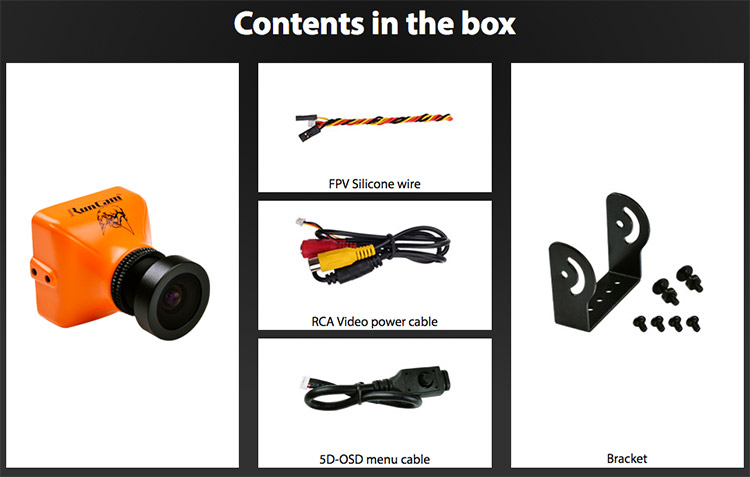 Runcam Eagle 800TVL CMOS FPV Camera Orange