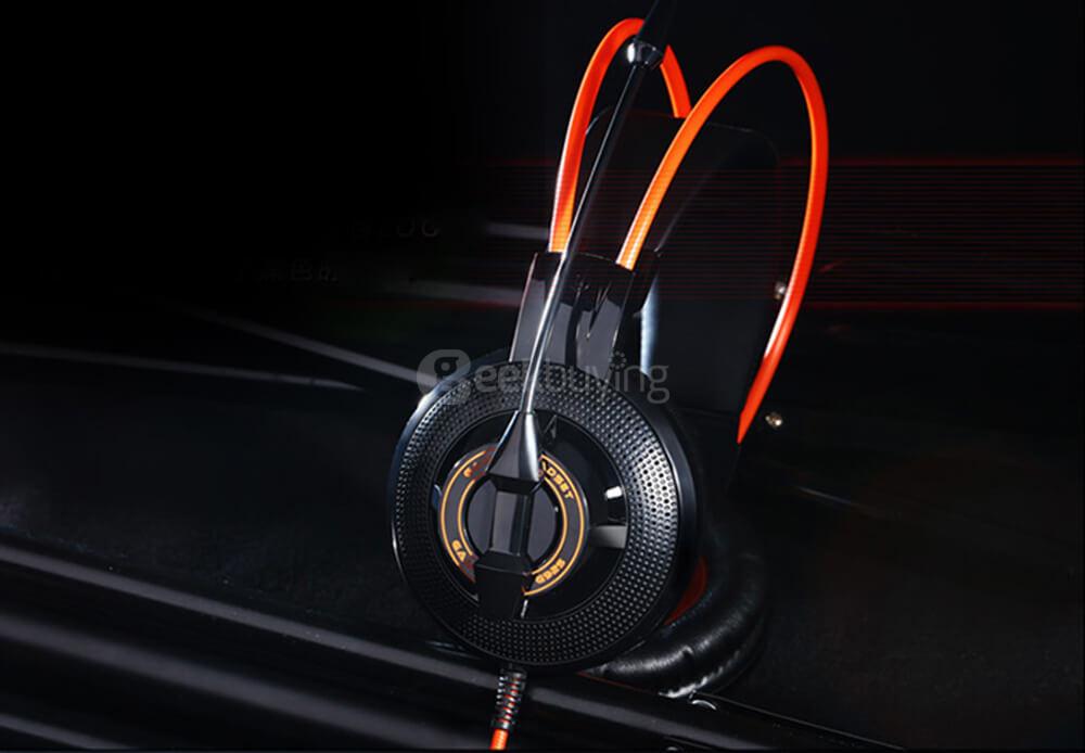 SOMIC G925 Stereo Gaming Headsets with Mic for Game Player - Orange