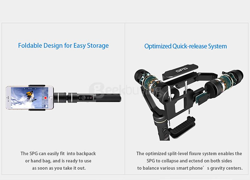 Feiyu Tech SPG Steaming Vision 3 Aixs Handheld Smartphone Gimbal