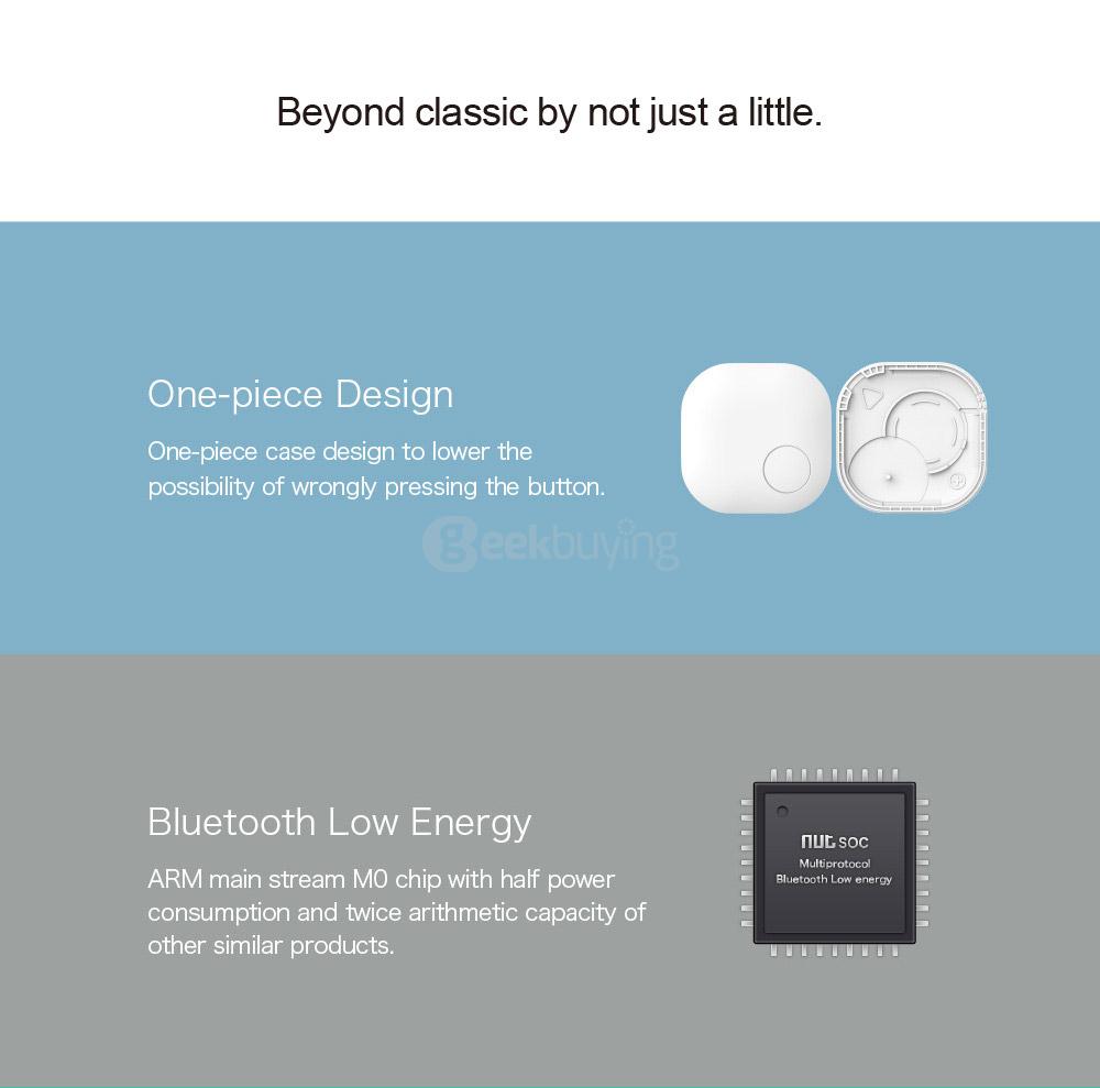 Nut 2S Bluetooth 4.0 Smart Anti-lost Tracker-White