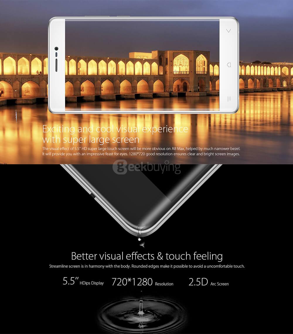 Blackview A8 Max 2GB 16GB Smartphone - Silver