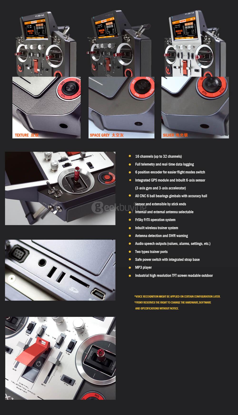 Frsky Horus X12S Texture Version 16CH GPS Transmitter Mode 1