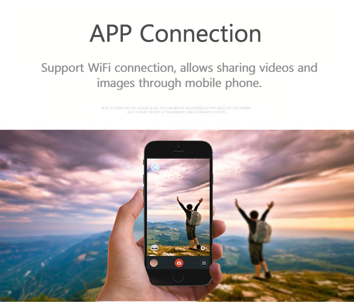 V1 Mini Panorama Camera Mini VR Camera - White