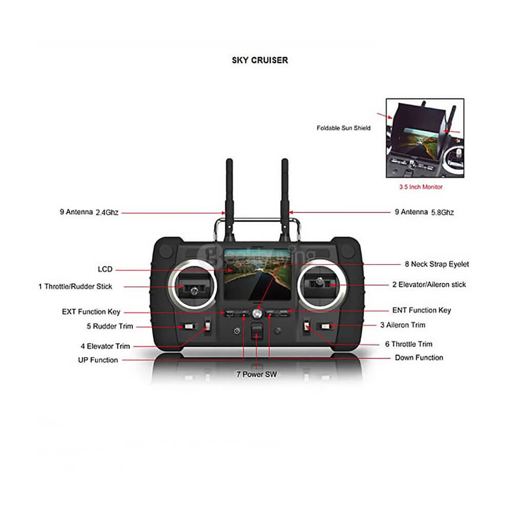 Hubsan Skycruiser H302F 5.8G FPV 4CH RC Airplane RTF