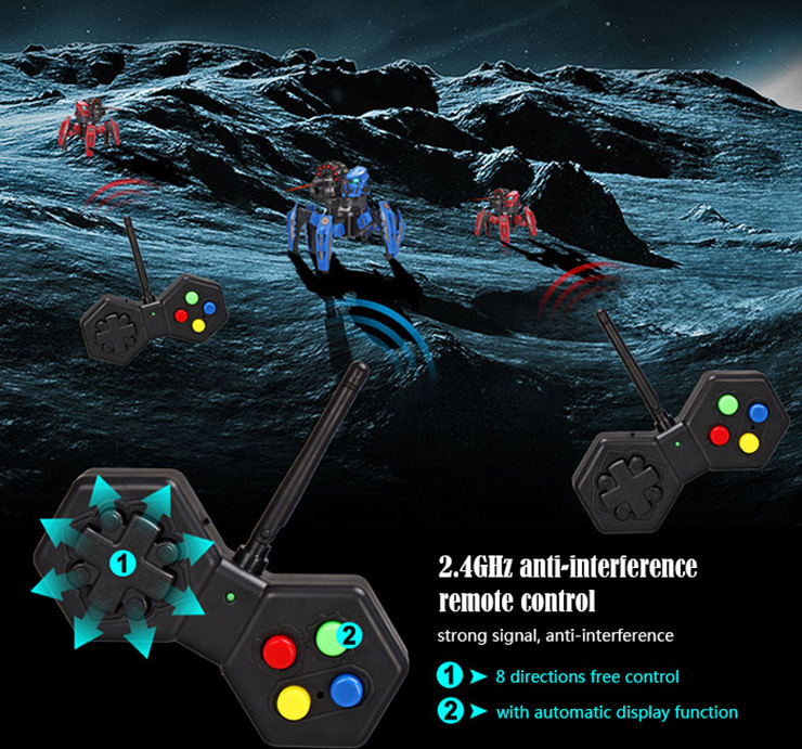 9002-1 2.4G Smart RC Robot Intelligent Space Armor Warriors