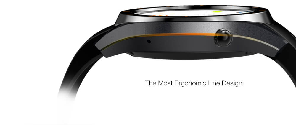 Package B IQI I3 3G Smart Watch Phone-Gold