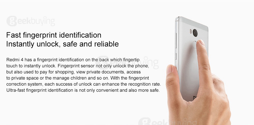 Package Xiaomi Redmi 4 Pro 3GB 32GB Smartphone - Black