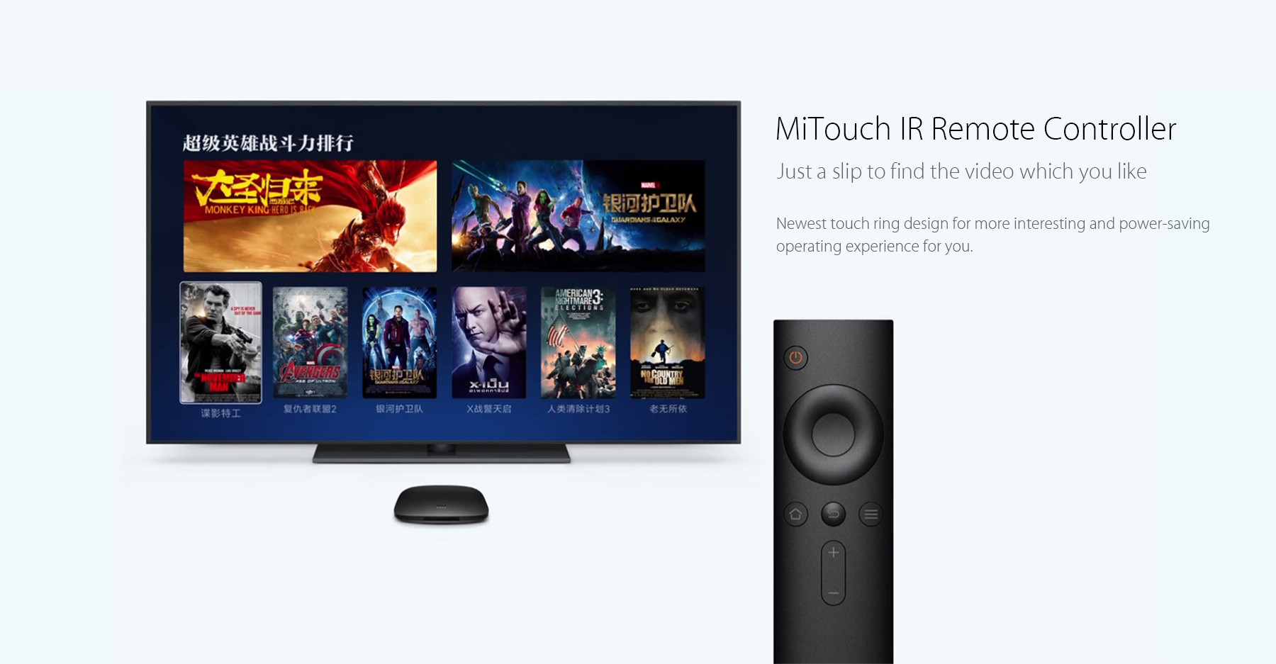 Original XIAOMI Mi Box 3S 4K HDR Android Media Player