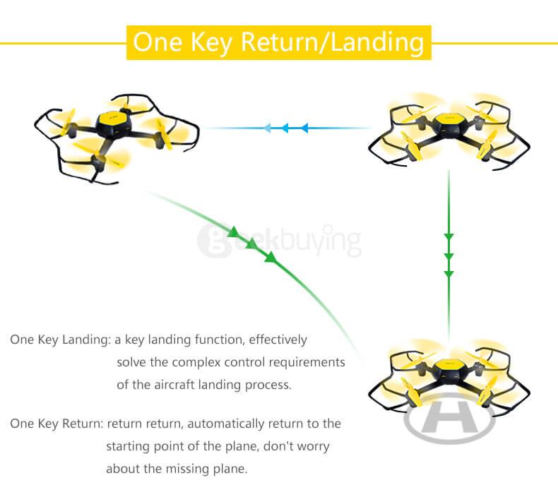 HuaJun W606-6 QQ-FLY WIFI 480P HD Camera RC Quadcopter Yellow