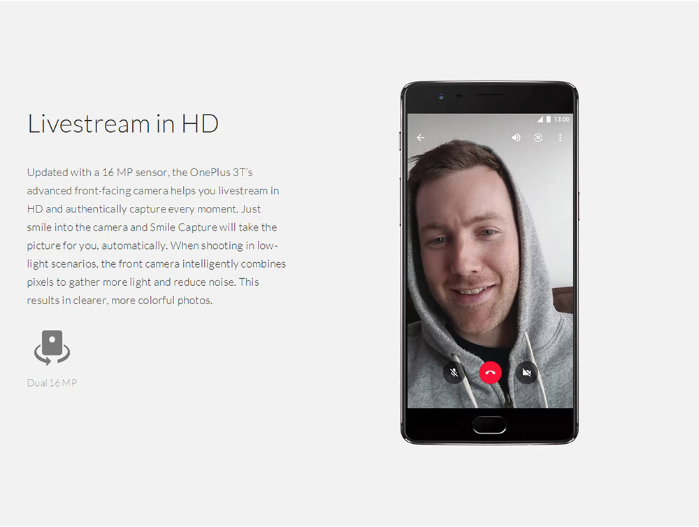 ONEPLUS 3T(A3010) 6GB 128GB Smartphone - Gunmetal