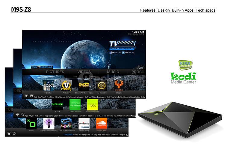 M9S Z8 Android6.0 Amlogic S905X 4K UHD Smart TV BOX