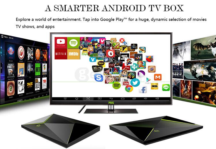M9S Z8 Android6.0 Amlogic S905X 4K UHD Smart TV BOX
