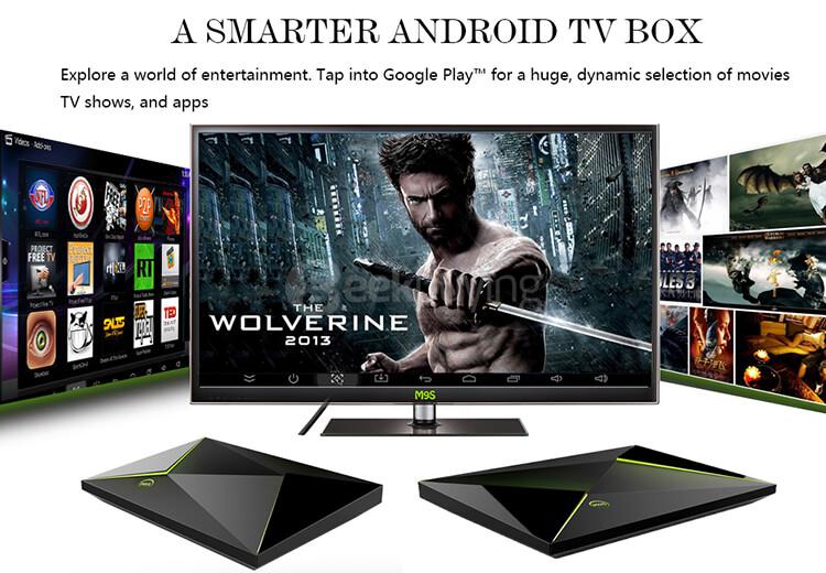 M9S Z8 Android6.0 Amlogic S905X 4K UHD Smart TV BOX