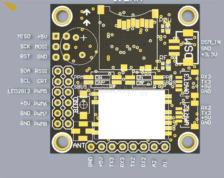 RacerCube Integrated F3 EVO 4 In 1 20A F396 ESC