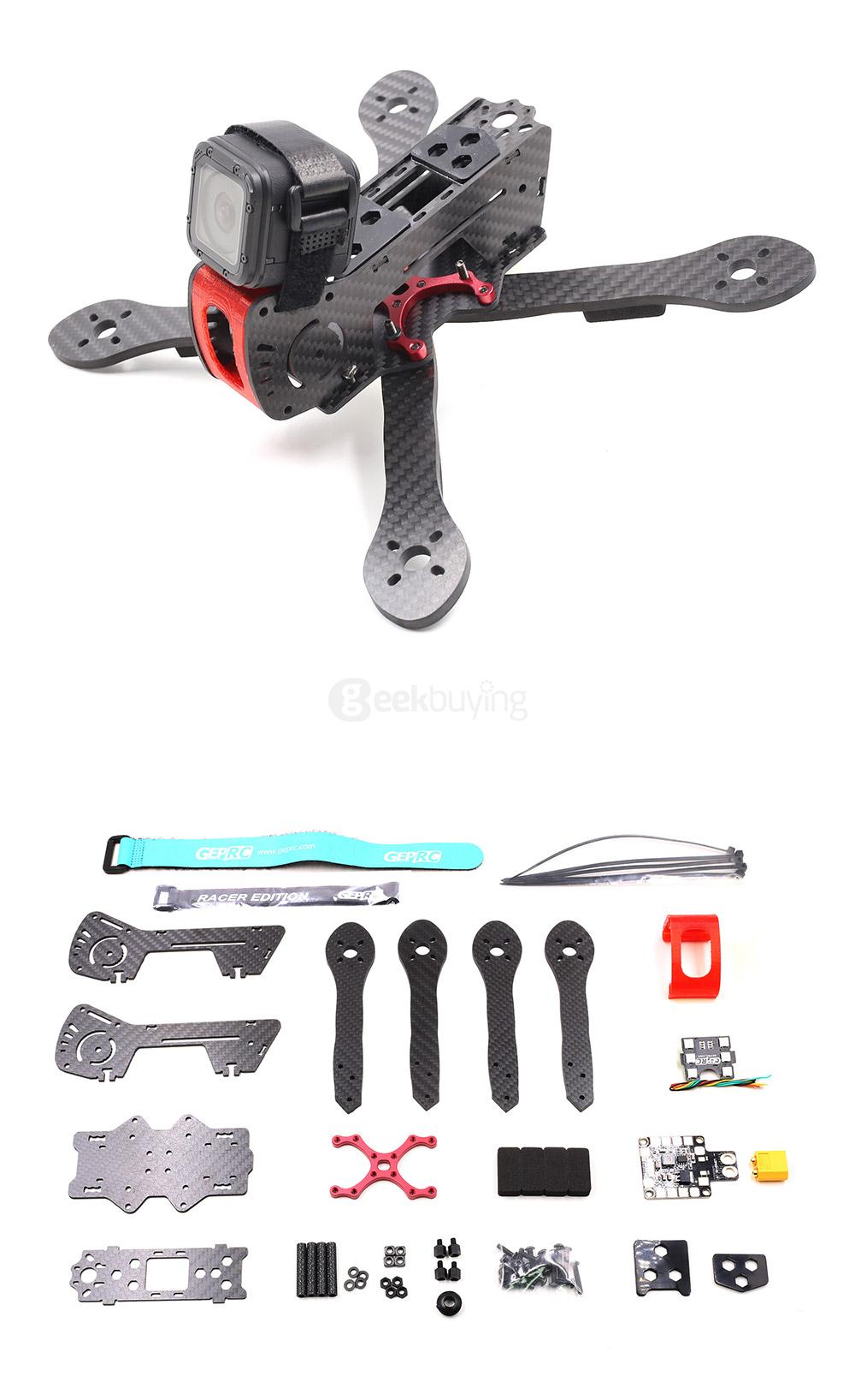 GEPRC GEP-AX5 Airbus 215mm Wheelbase 4mm Arm Carbon Fiber Frame Kit