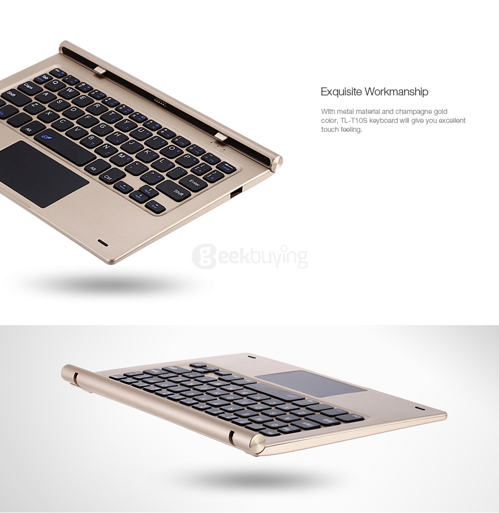 Original Teclast TBook 10S Docking Keyboard TL-T10S - Gold