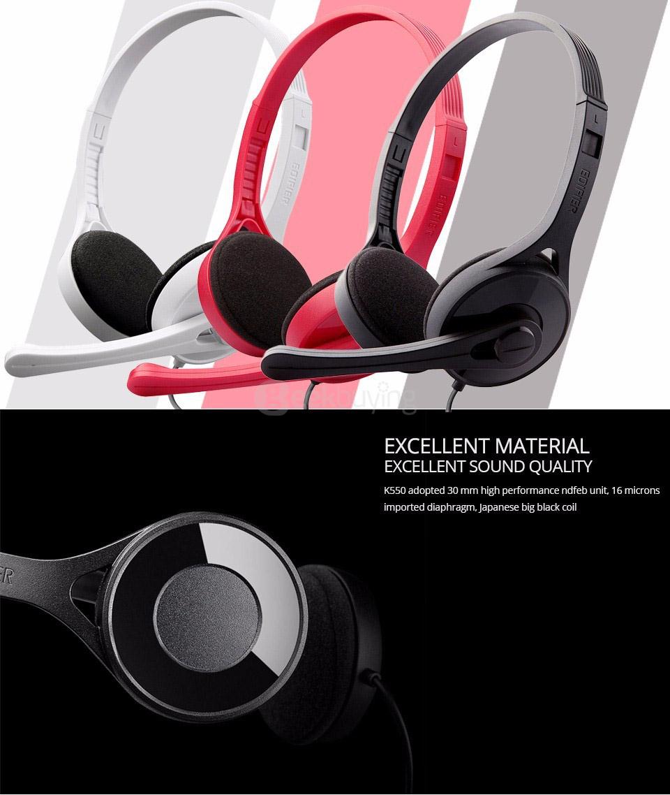 EDIFIER K550 Headset Headphones - Black