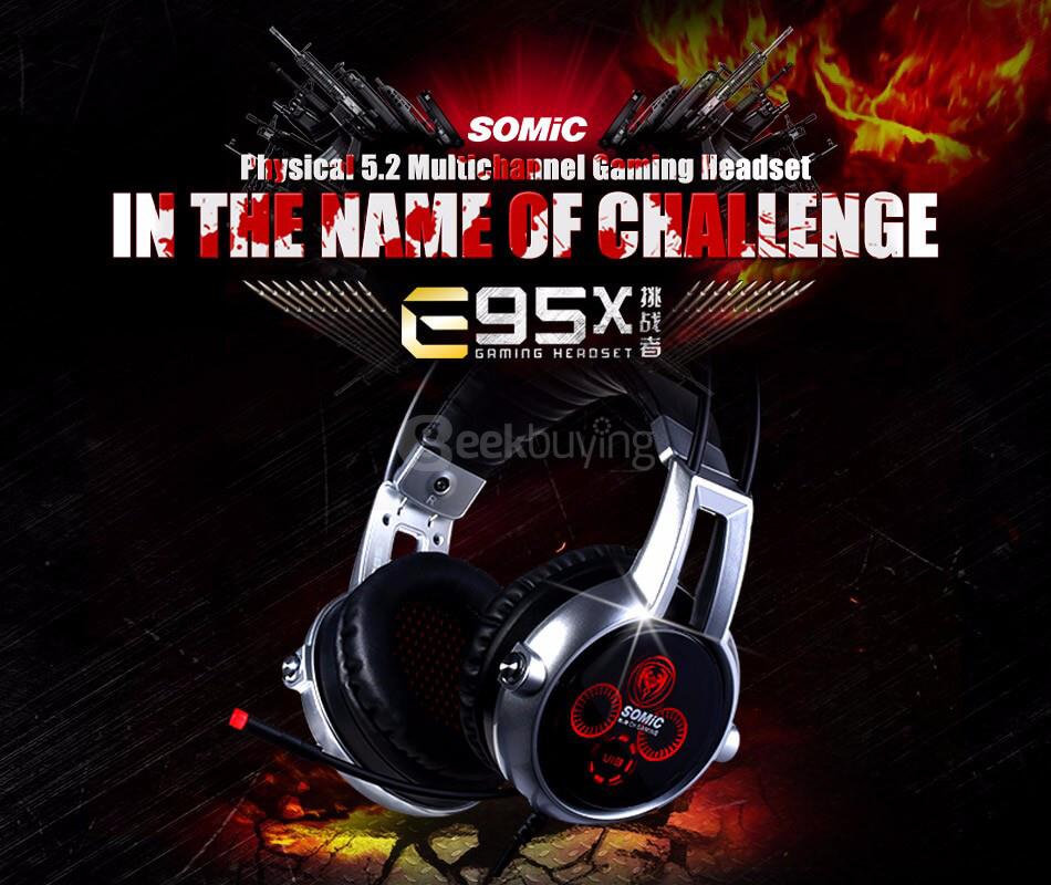 Somic E95X 7.1 Vibration Gaming Headphone Black