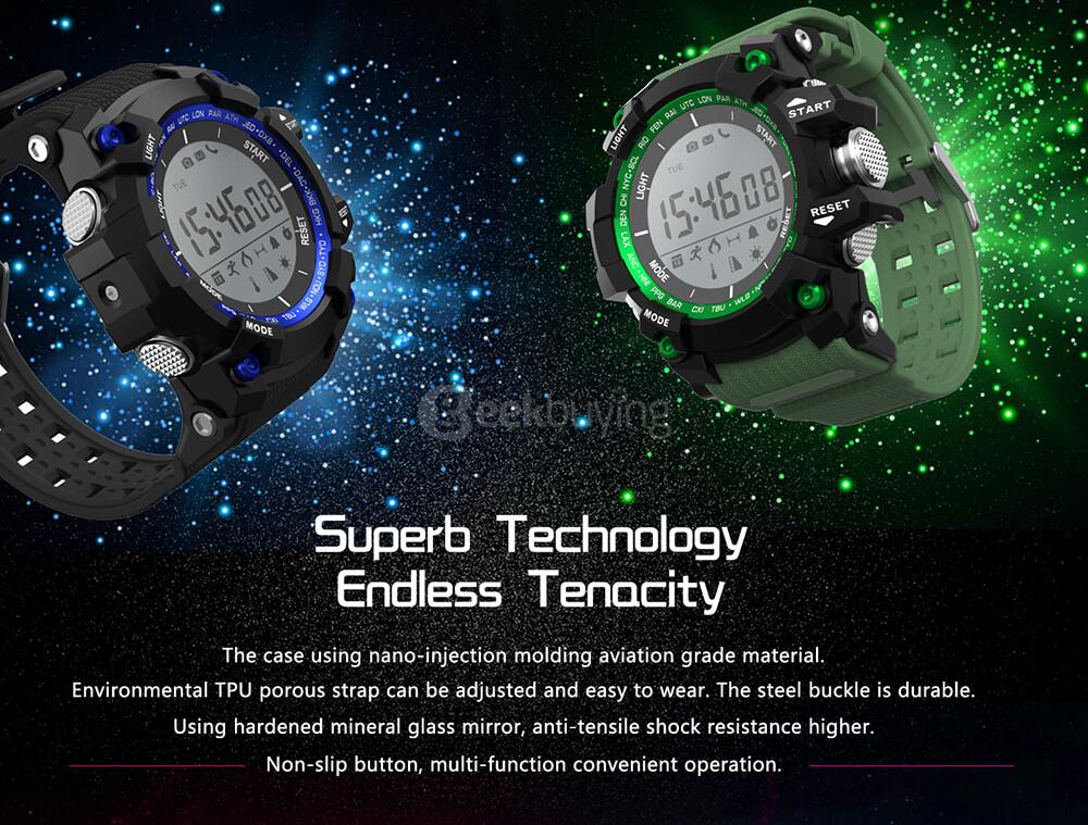 NO.1 F2 IP68 Bluetooth Smartwatch Black