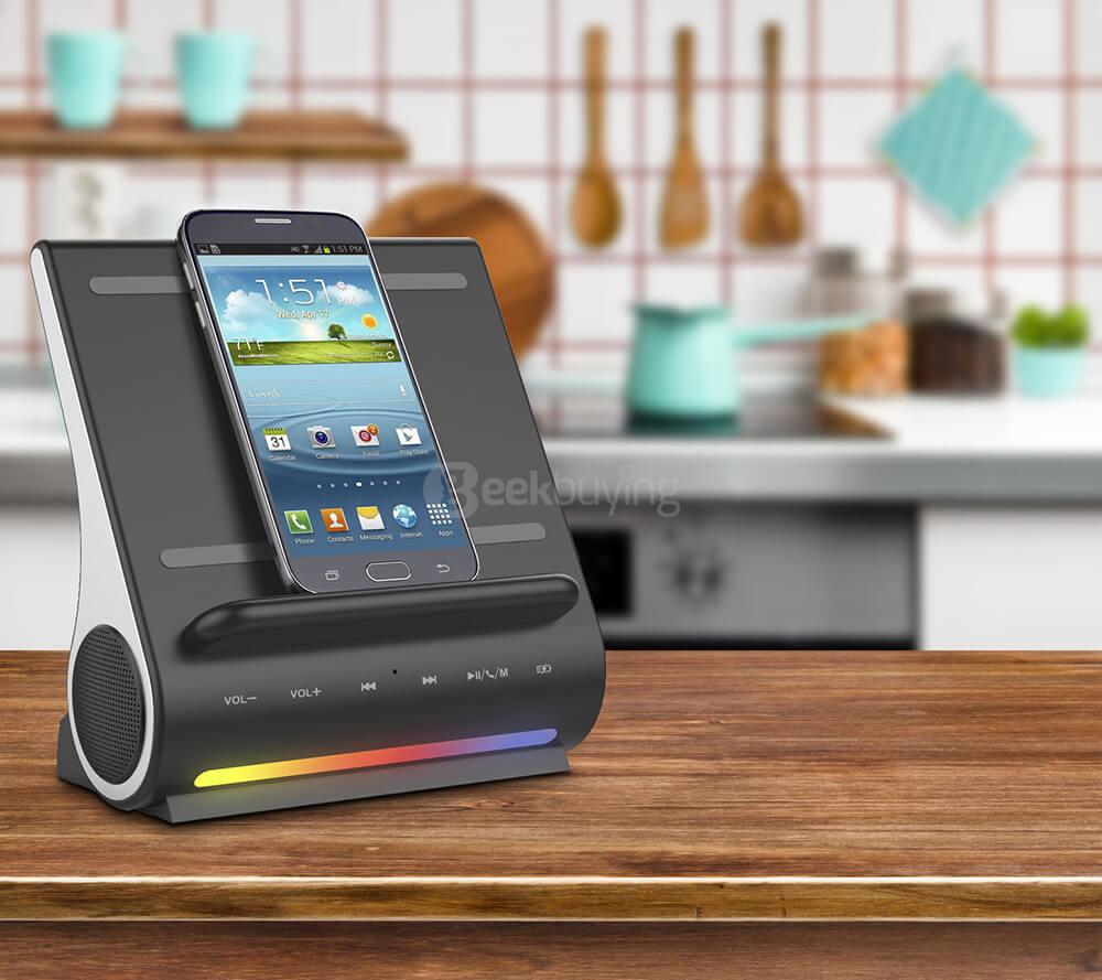 AZPEN DockAll D-100 Wireless Charger Bluetooth Speaker