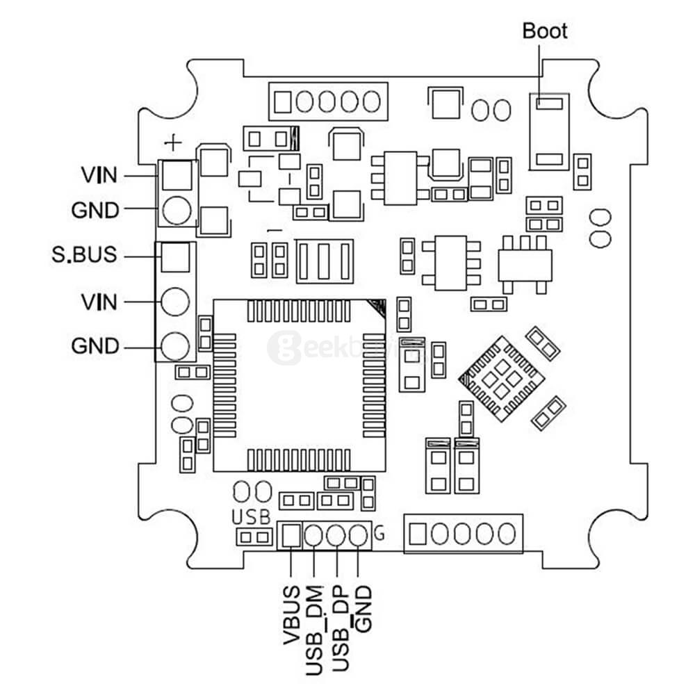FrSky XMF3E F3EVO Flight Controller with XM Receiver Module