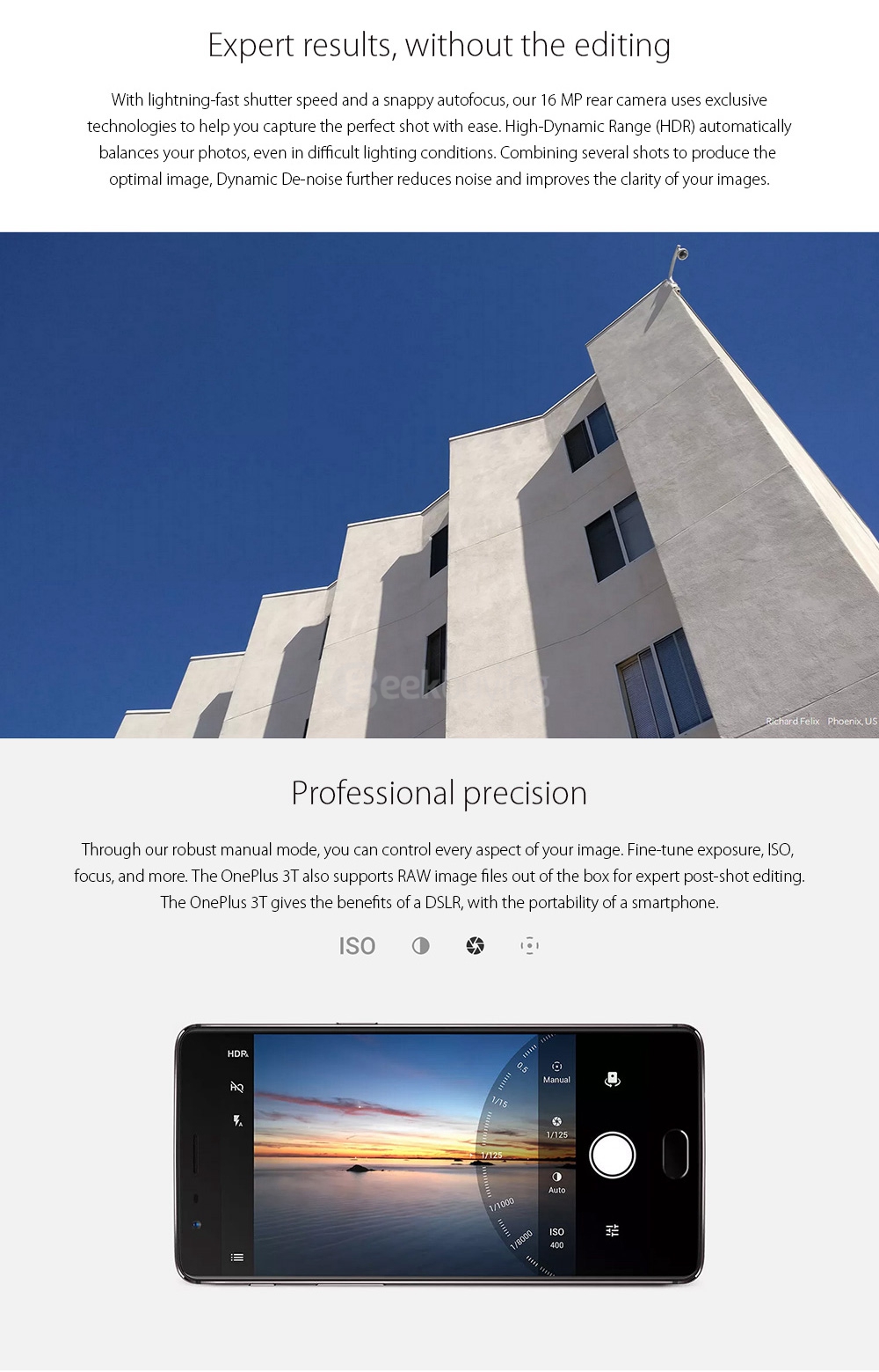 [EU Version] ONEPLUS 3T(A3003) 6GB 64GB Smartphone - Soft Gold