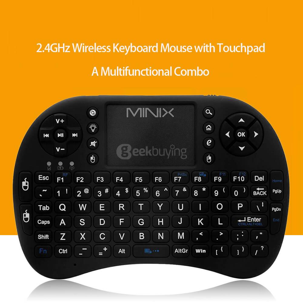 MINIX NEO K1 2.4G Wireless Keyboard Air Mouse Remote Touchpad Combo