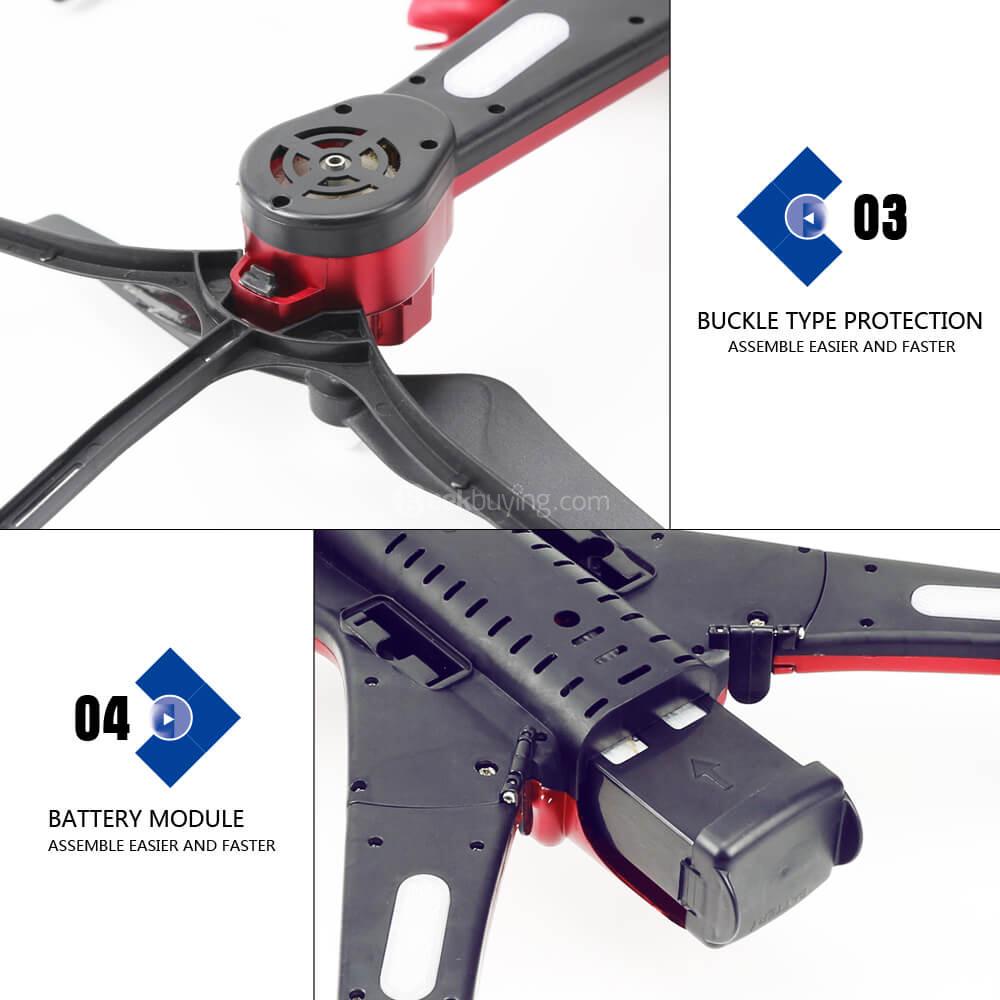 FQ777 FQ02W WIFI FPV RC Quadcopter RTF Red