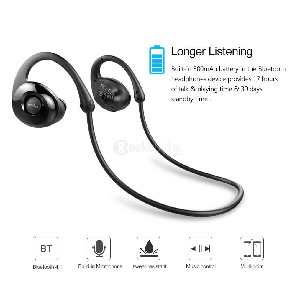 New Bee NB-7 Earbuds Black