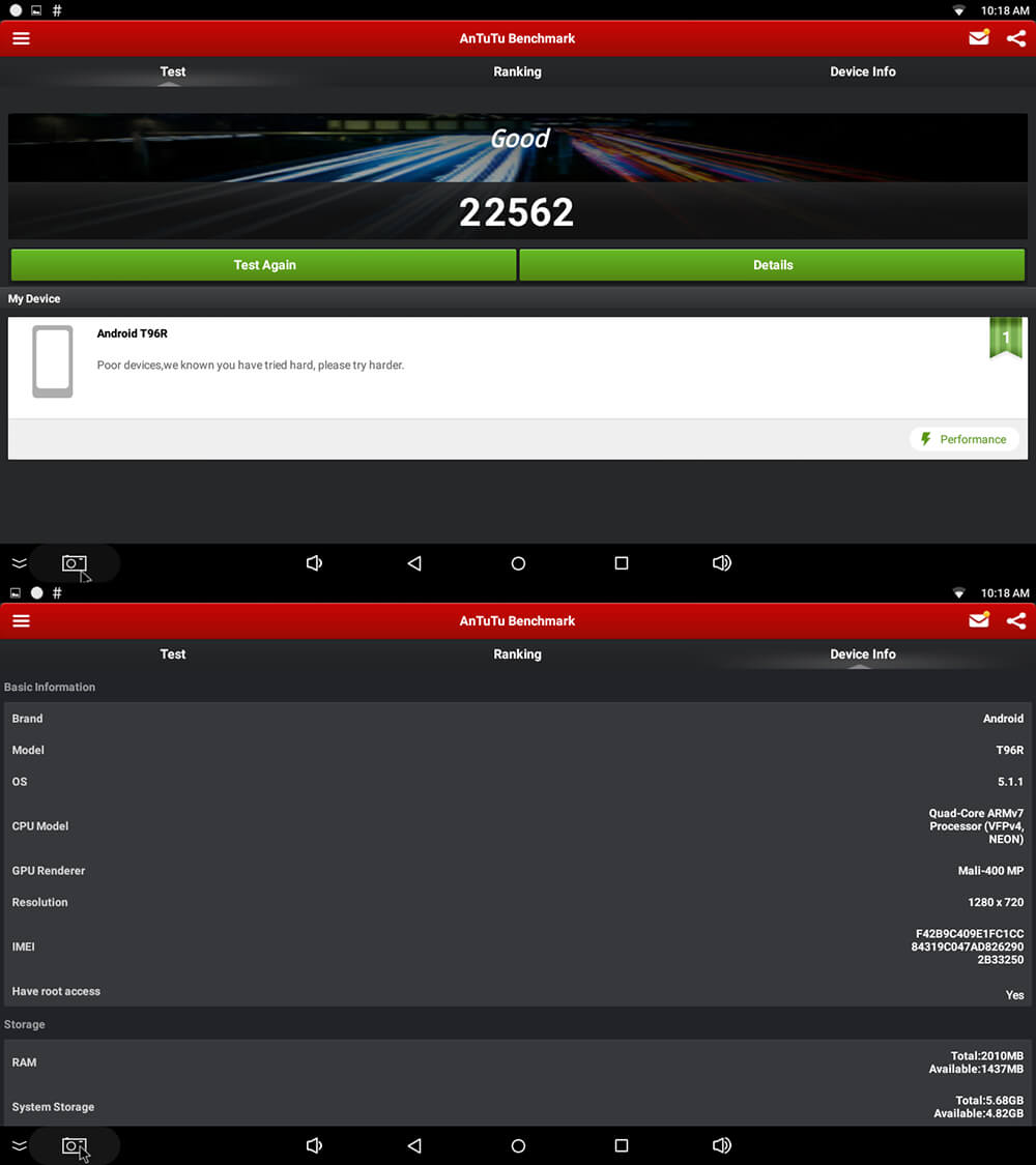 T96R RK3229 Android 5.1.1 KODI 4K 10bit TV BOX