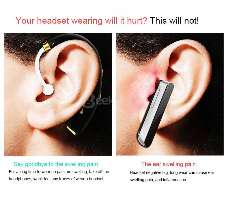 Aminy Mono EarsBaby Bluetooth Earphone Black Green