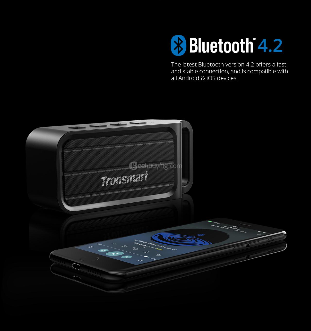 Tronsmart Element T1 Bluetooth 4.2 Speaker Black