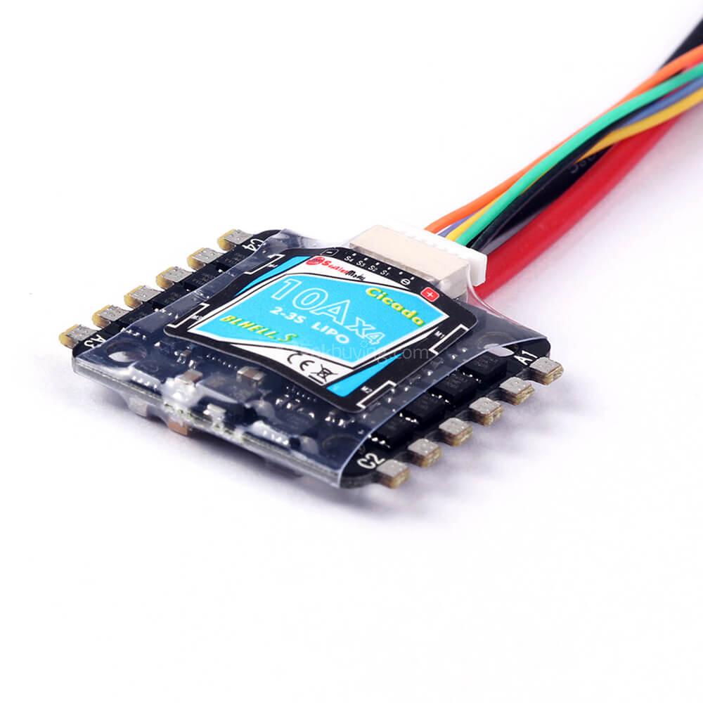 Sunrise Model 10A Blheli_S BB2 2-3S 4 in 1 Brushless ESC