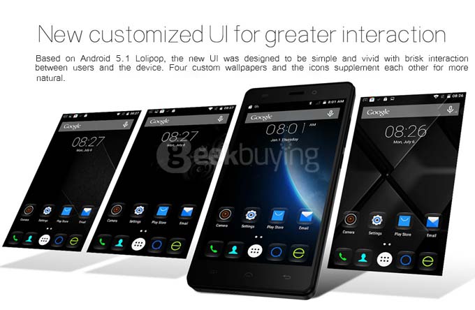 DOOGEE X5 Pro 5.0inch IPS HD Android 5.1 2GB 16GB Smartphone